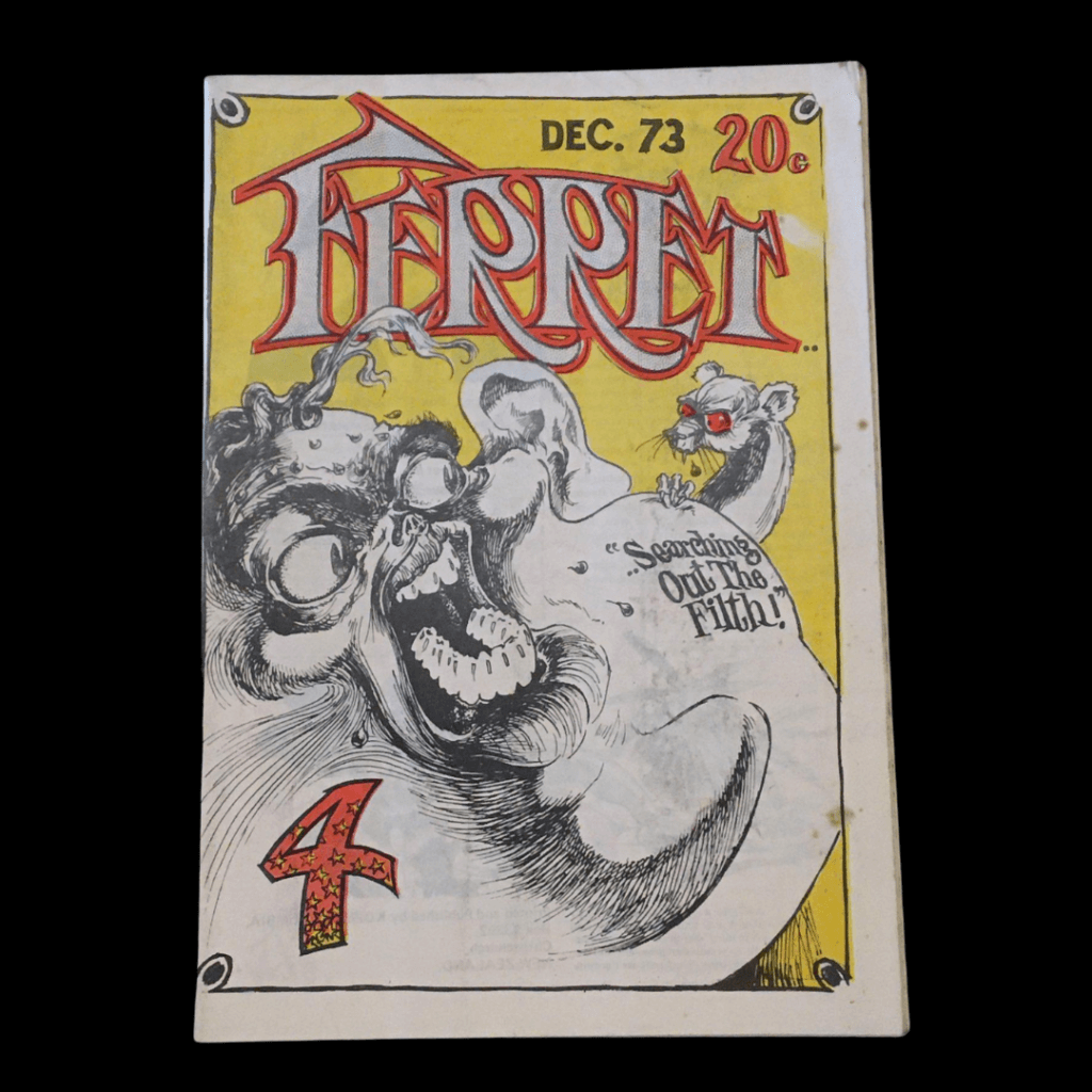 Ferret No 4 1973 [ New Zealand , Underground Magazine ] - ELLIPSIS RARE ...